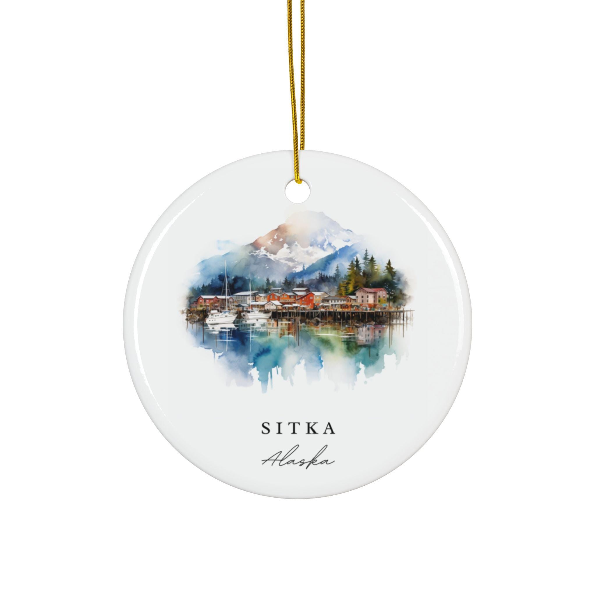 Sitka Alaska Ornament: Unique Sitka Souvenir, Sitka AK Decor, and Auth ...