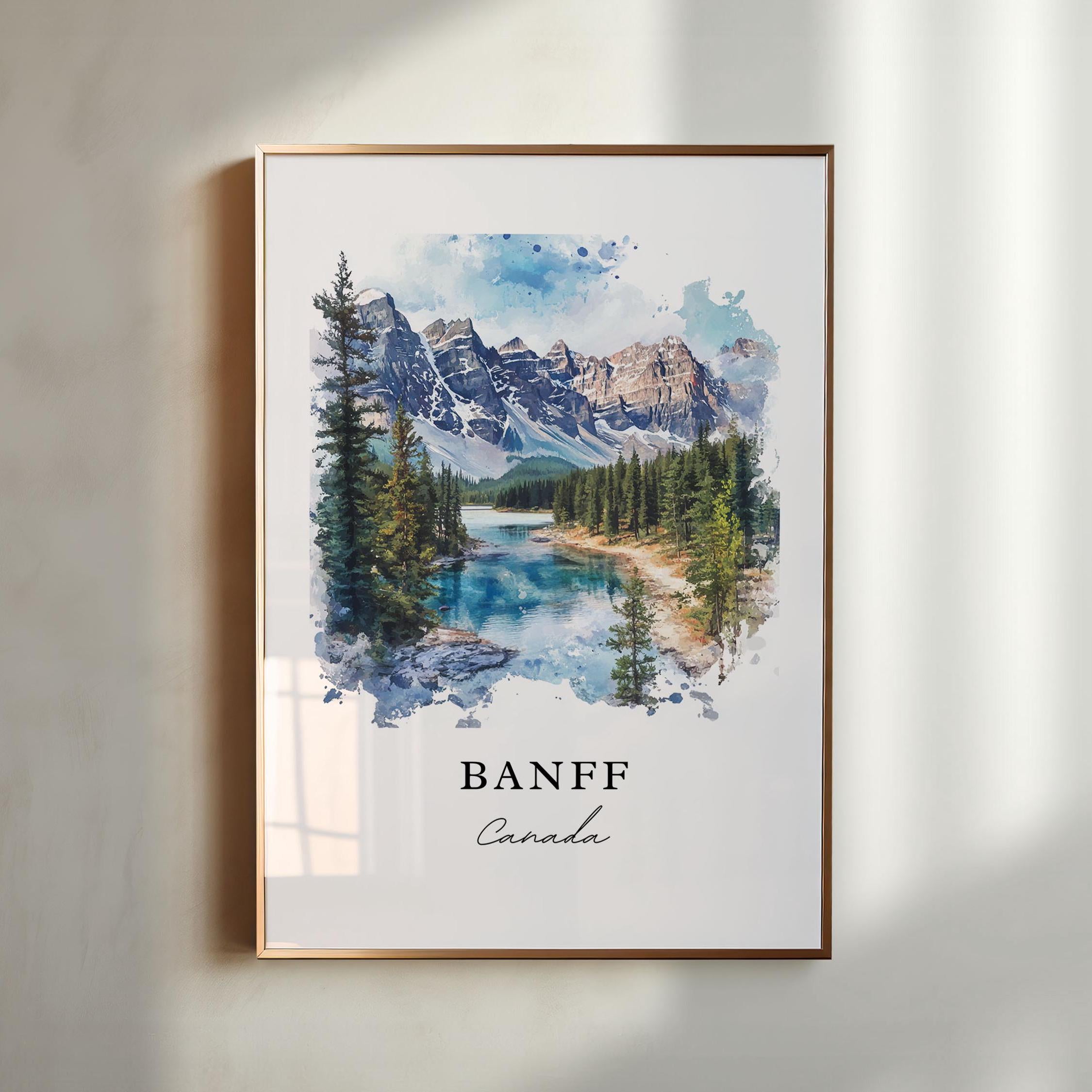 Banff National Park Art - Alberta Canada Print, Framed or Unframed ...