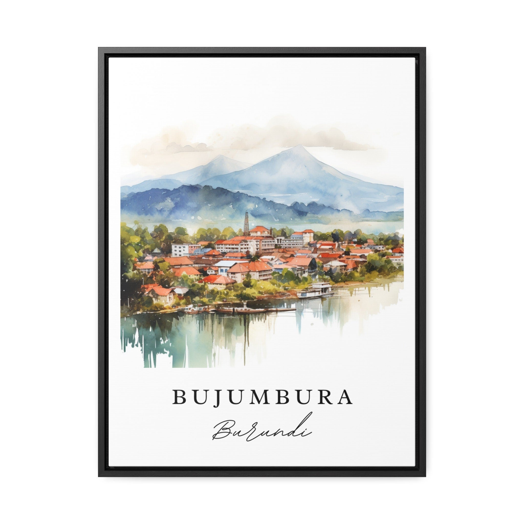 Bujumbura Wall Art - Burundi Print – Premium Travel Art