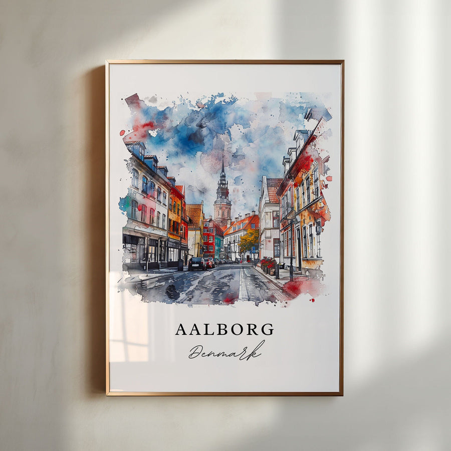 Premium Travel Art - Location-Based Artwork | Watercolor Travel Art