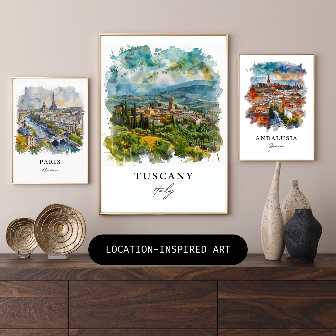 Premium Travel Art - Location-Based Artwork | Traditional Travel Art