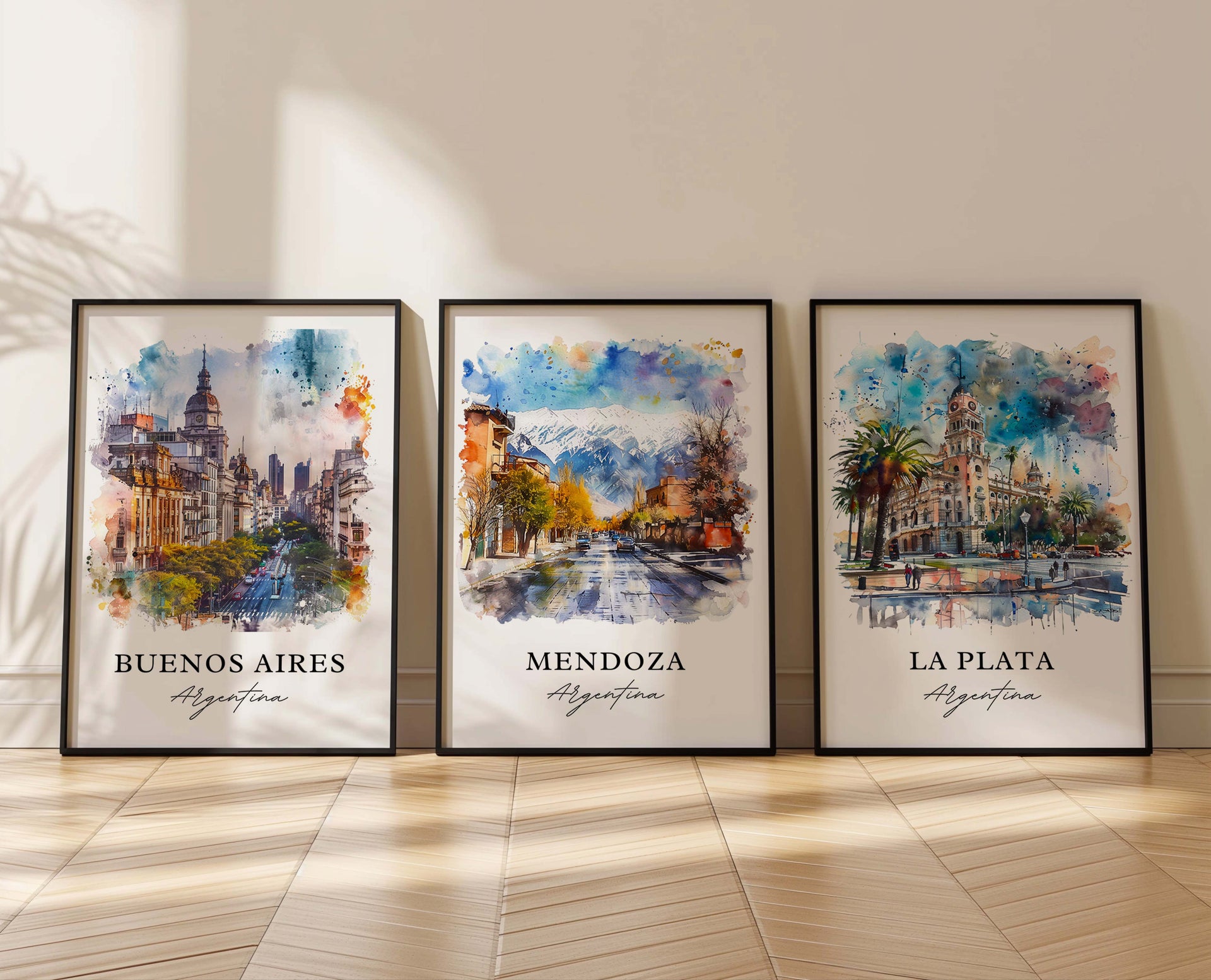 Premium Travel Art - Location-Based Artwork | Watercolor Travel Art