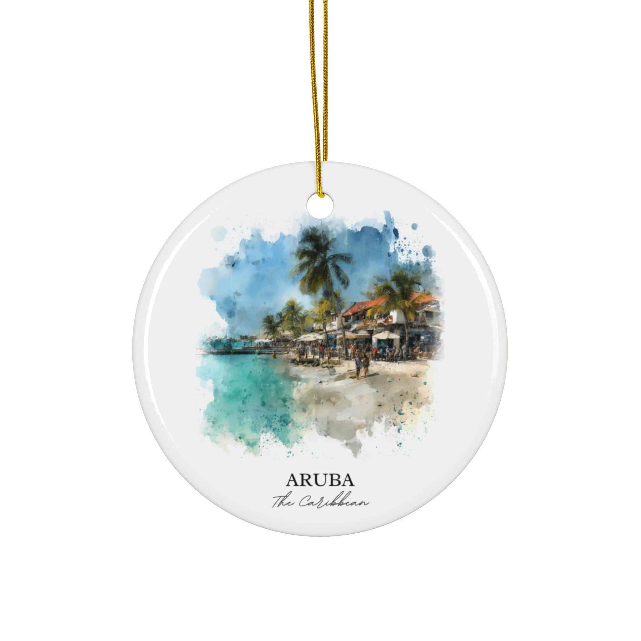 Aruba Ornament: Unique Aruba Souvenir, Aruba Xmas Decor, and Authentic ...