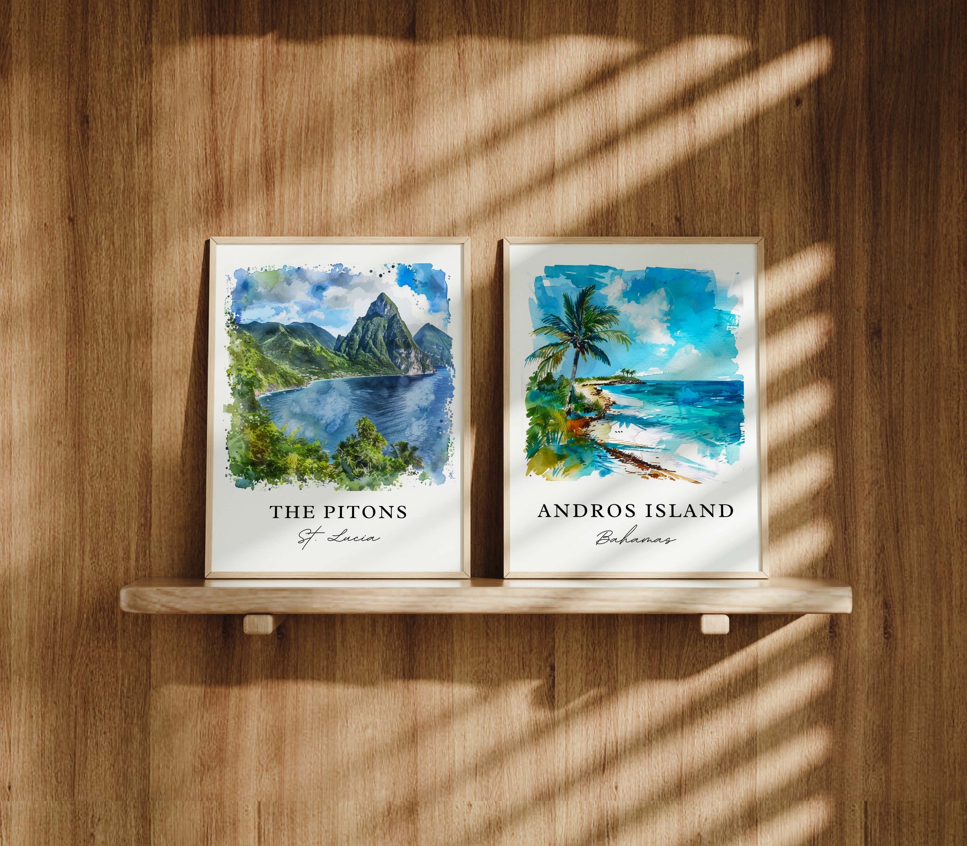 Premium Travel Art - Location-Based Artwork | Watercolor Travel Art